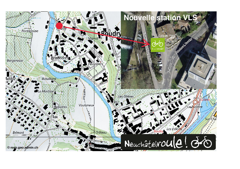 Stations de vélo - Boudry